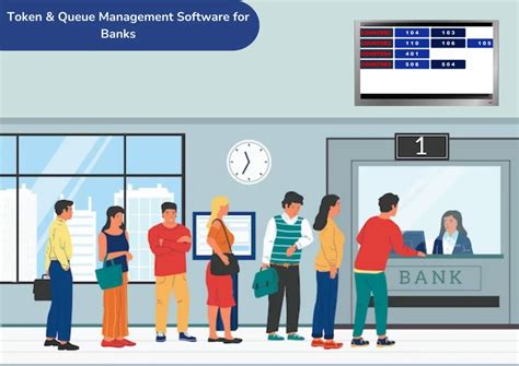 Wall Mounted Led Bank Smart Token And Queue Management Software At