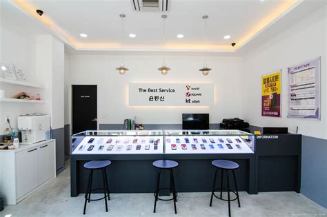 No2092 핸드폰매장인테리어 10평 깔끔한 디자인 완공사례