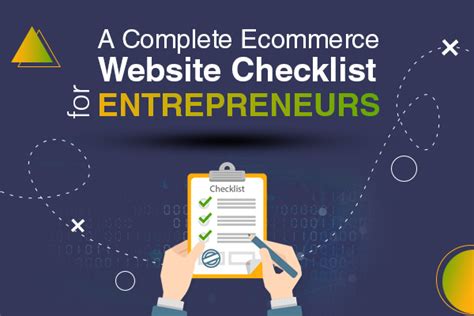 A Complete Ecommerce Website Checklist For Entrepreneurs