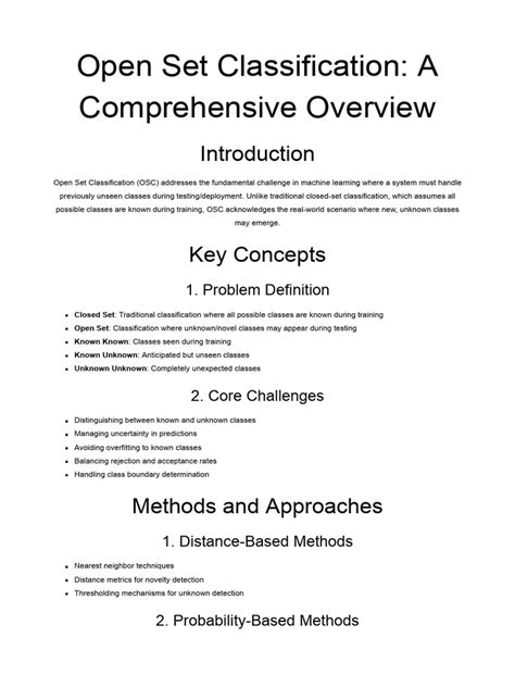 Open Set Classification Pdf