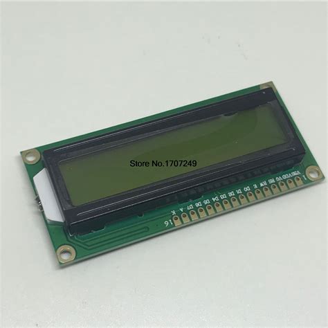 1pcs Lcd1602 Lcd 1602 Yellow Green Screen Black Ch Vicedeal