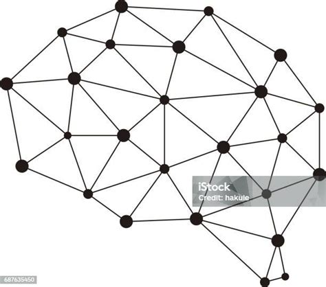 인공 지능 개념입니다 회로 보드 두뇌 로고 아이콘 첨단 스타일 벡터 일러스트 레이 션 사람 뇌에 대한 스톡 벡터 아트 및 기타