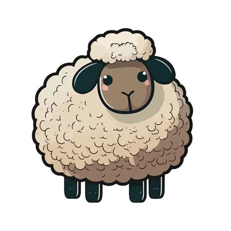 Cute Sheep Cartoon Style 20902060 Vector Art At Vecteezy