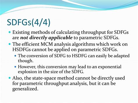 Ppt Parametric Throughput Analysis Of Synchronous Data Flow Graphs