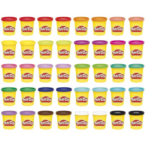 Play Doh 40 Pack Of 20 Fantastic Colors 3 Oz Cans Classroom Supplies