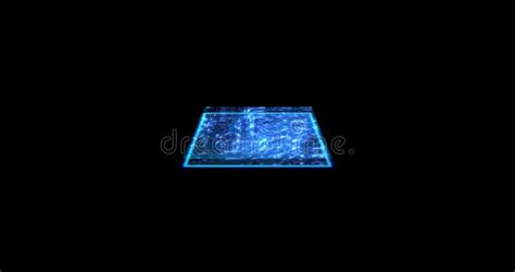 Microchip System Or Cpu With Light Futuristic Tech And Big Data