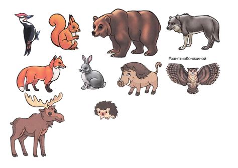 Игра Найди тень Животные леса поделка №25308 своими руками с мастер классом