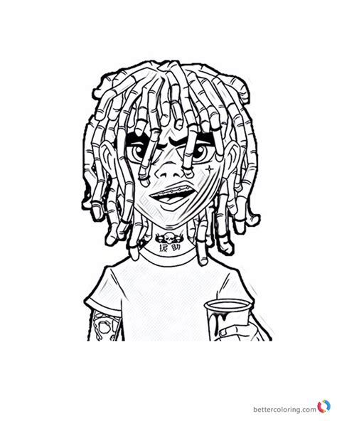 Xxxtentacion Sheets Coloring Pages Xxxtentacion Sheets Coloring Pages