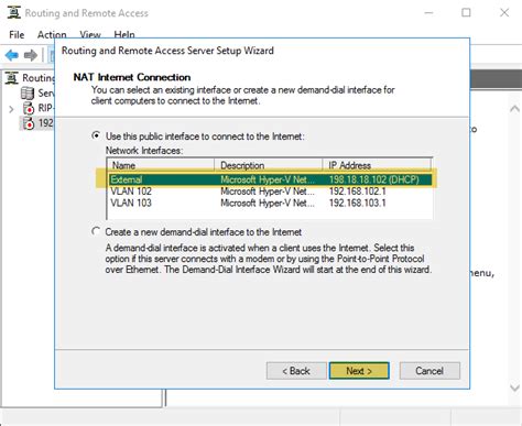guide creating a gateway router on windows server 2016 core