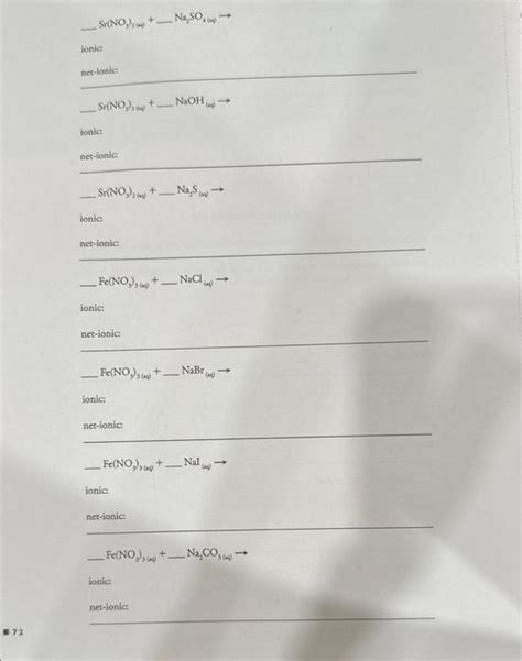 UNKNOWN CATION IDENTITY With Charge Shown Write Chegg Com