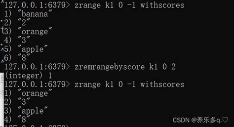 redis数据类型之有序集合（sorted set） redis 有序集合 csdn博客