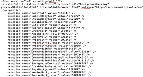Create A Sharepoint 2013 Theme Using Color Palette Tool Sharepoint