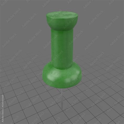 Push Pin Stock 3d Asset Adobe Stock