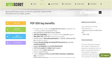 Bytescout Pdf Sdk Reviews Pricing And Software Features 2024