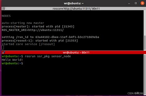 Ros学习————创建自己的第一个节点ros创建节点 Csdn博客