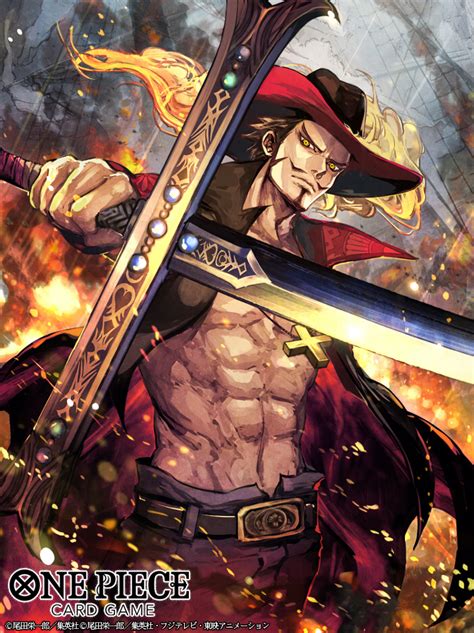 Nijihayashi Dracule Mihawk One Piece One Piece Card Game Commentary Request Official Art