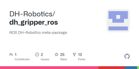 Github Dh Roboticsdhgripperros Ros Dh Robotics Meta Package