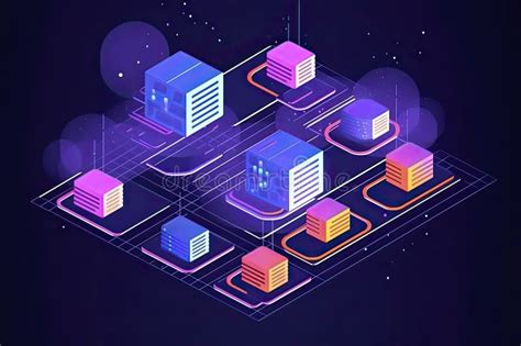 Cloud Storage For Downloading An Isometric A Digital Service Or Application With Data
