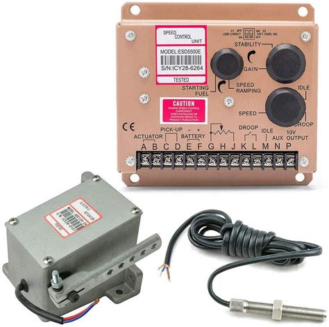 12v Esd5500e Series Electronic Engine Speed Controller Governor