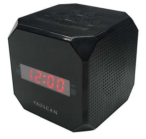 Proscan Cube Clock Radio With 06 Led Display Tscca