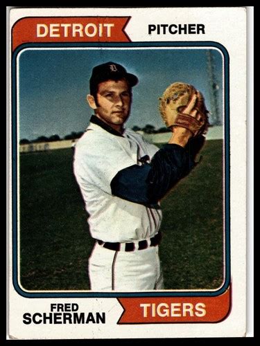 1974 Topps 186 Fred Scherman Ebay