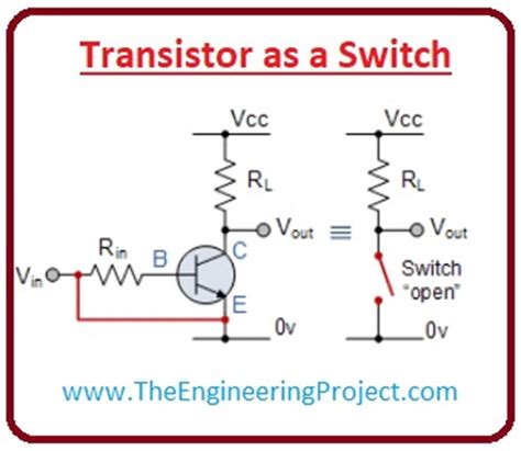 Transistor As A Switch The Engineering Projects