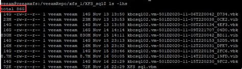 Check Reflink And Spared Space On Xfs Repositories Veeam Community