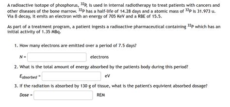 A Radioactive Isotope Of Phosphorus
