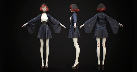 Geisha Doll 3d Characters Unity Asset Store