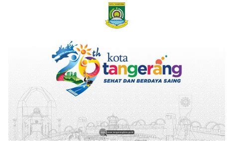The Official Logo For The Kola Tangerang Festival In Malaysia With An Image Of A Dragon On It