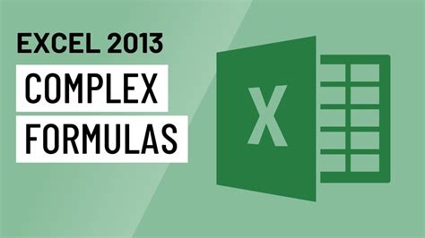 Excel Complex Formulas YouTube