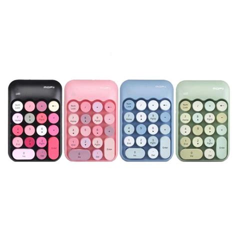 Pastel Cute Wireless Numeric Keypad USB Mini Number Keyboard Kawaii Desk Decor RegisBox