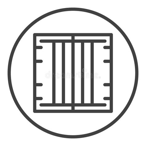 Circle With Shipping Container Vector Icon Stock Vector Illustration