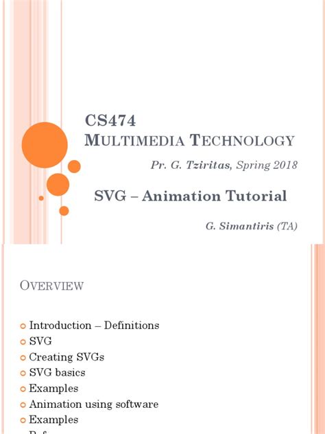 An Introduction To Creating And Animating Svg Graphics Pdf Graphics