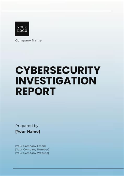 Free Investigation Report Templates To Edit Online And Print