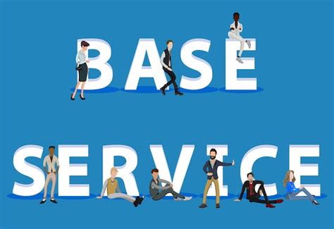 Premium Vector People On Base Service For Web Mobile App Presentations Premium Vector People On Base Service For Web Mobile App Presentations