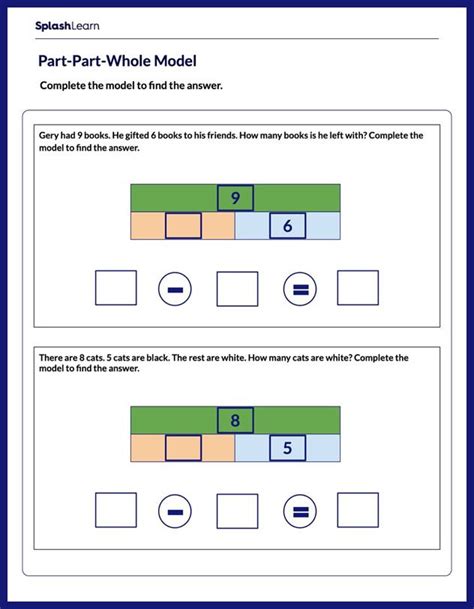 Answer Using Part Part Whole Model Math Worksheets Splashlearn Worksheets Library