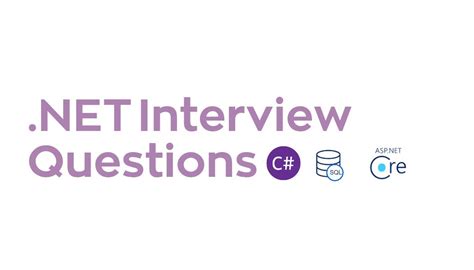 ‏dotnet Backend Interviewquestions Csharp Aspnetcore