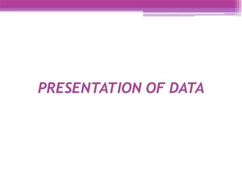 Graphical Representation Of Statistical Data Pptx