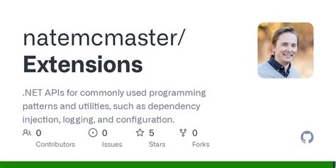 Github Natemcmaster Extensions Net Apis For Commonly Used Programming Patterns And Utilities