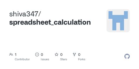 Github Shiva347spreadsheetcalculation