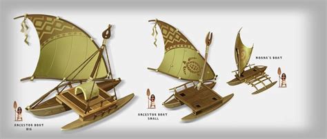 Concept Art Of Wooden Boat For Disney Infinity Game