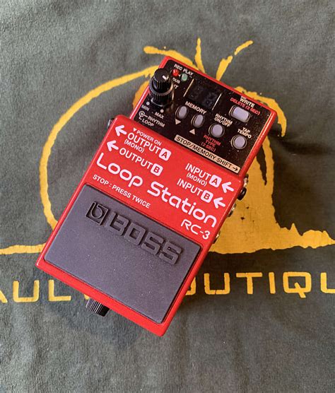 Boss Rc 3 Loop Station 2011 Present Red Reverb