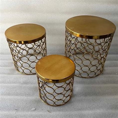 Cylindrical Stainless Steel Buffet Riser Set At ₹ 850 Set Stainless Steel Risers In Moradabad