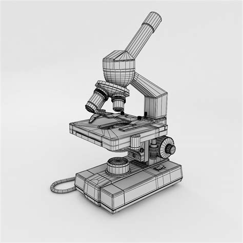 Monocular Microscope Drawing
