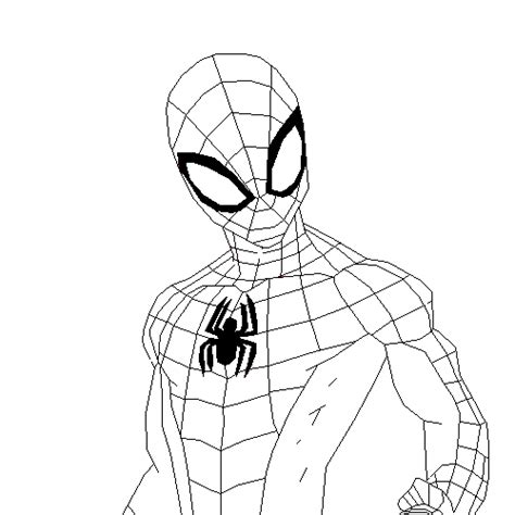 Pixilart Spider Man Base By Zerothathero