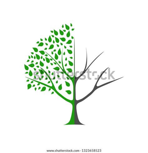 Environmental Protection Template Tree Nature Protection Stock Vector Royalty Free 1323658523