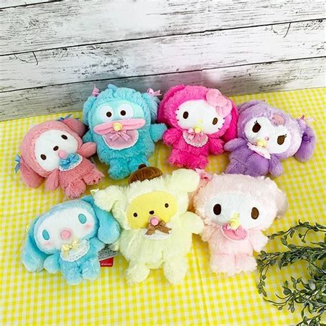 Hello Kitty My Melody Kuromi Pompompurin Cinnamoroll Pochacco Plush