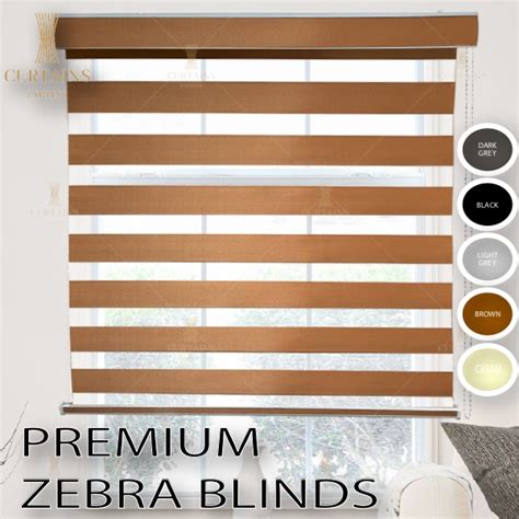 Premium Zebra Blinds Complete Set Bidai Roller Blinds Bidai Tingkap Langsir Shopee Malaysia