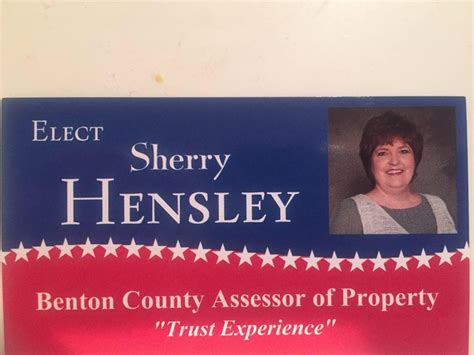 Friends To Elect Sherry Hensley Assessor Of Property